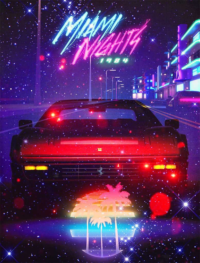 Miami Nights 1984 .:. Ferrari Testarossa | Idea2Dezign™ :: Creative ...